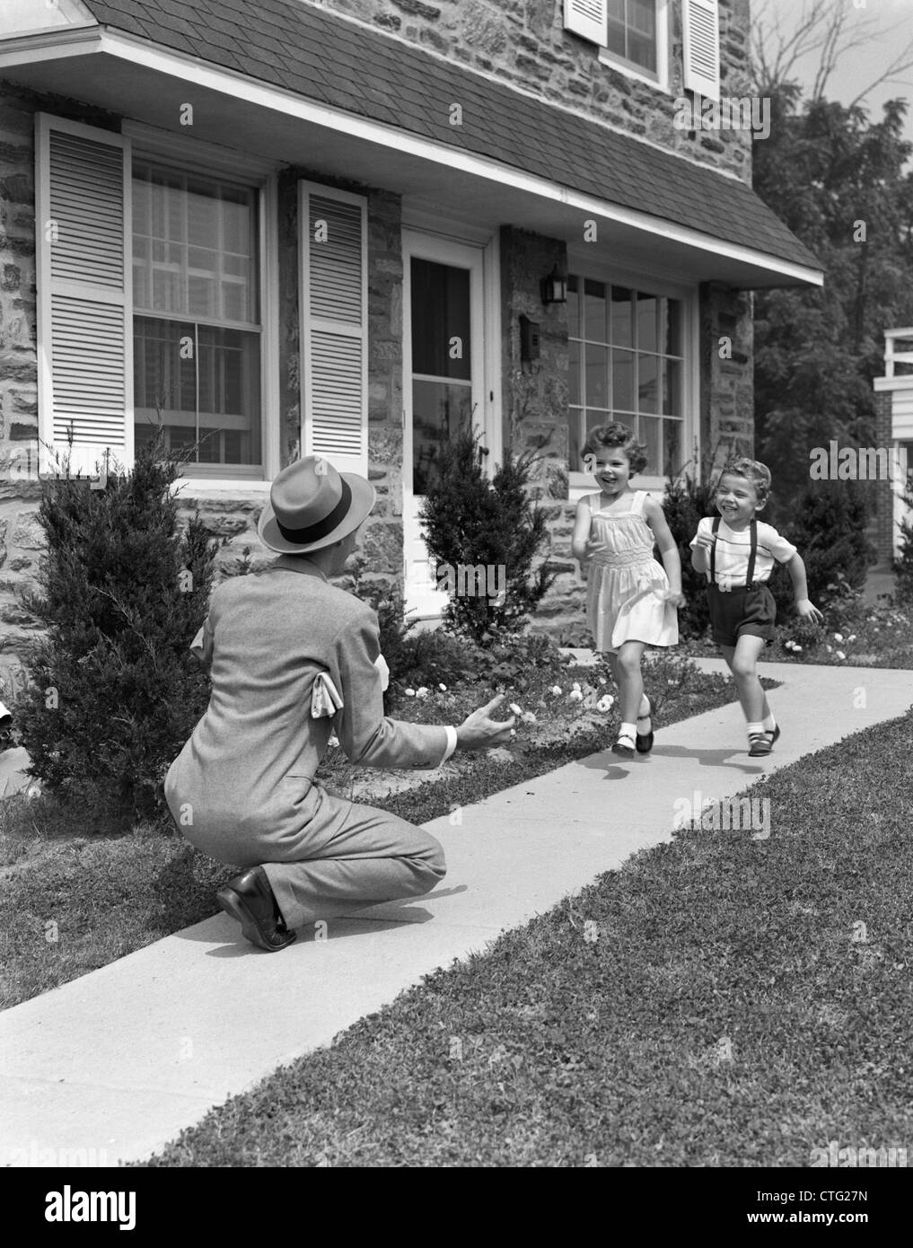 1950s Dad Relaxed Vintage Photo 'bad Boys' Vernacular Shapshot, Dad