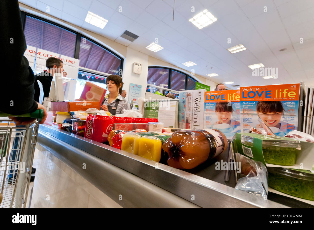 Checkout at Waitrose supermarket, UK Stock Photo - Alamy