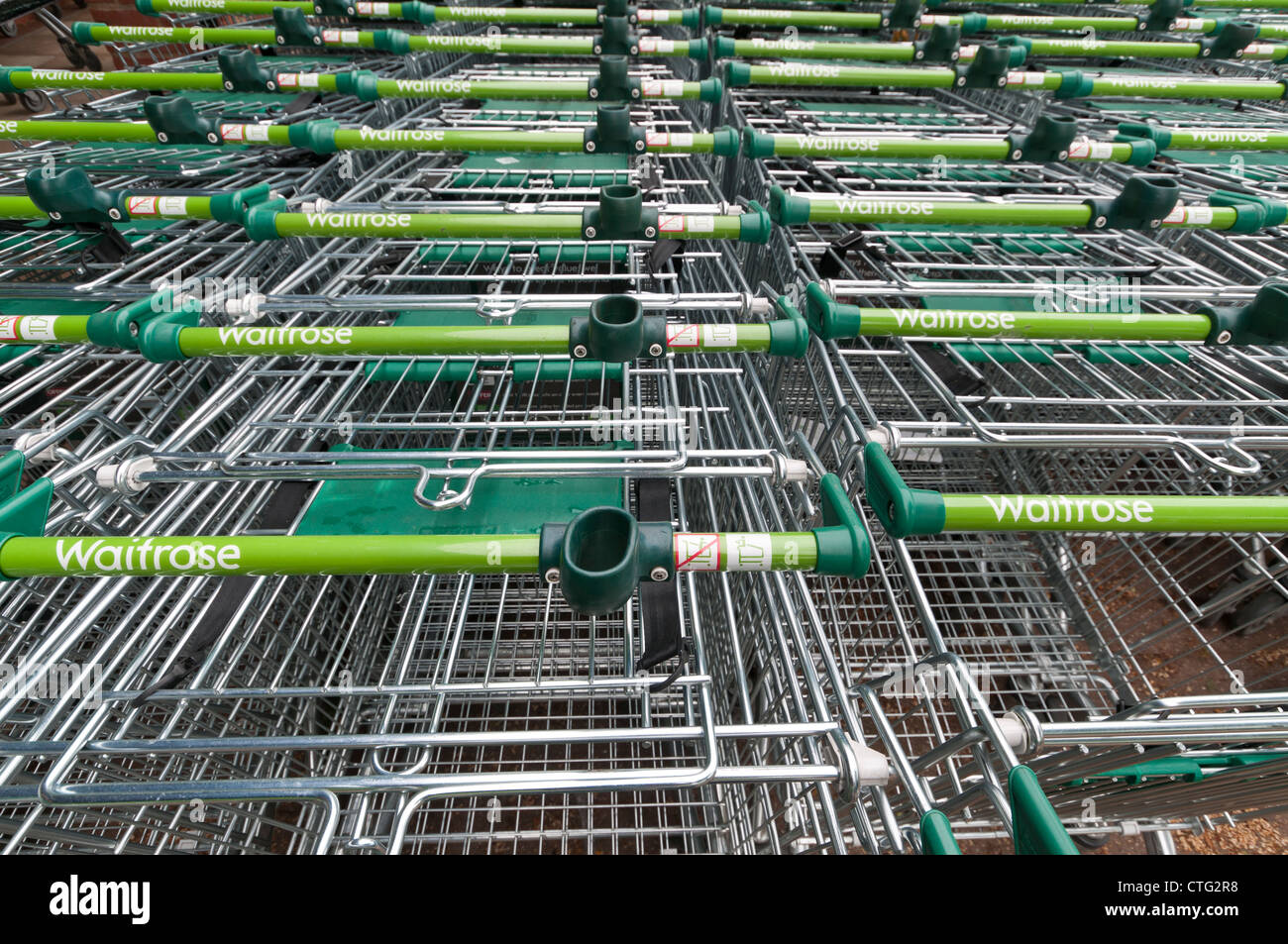 Waitrose shopping trolly hi-res stock photography and images - Alamy