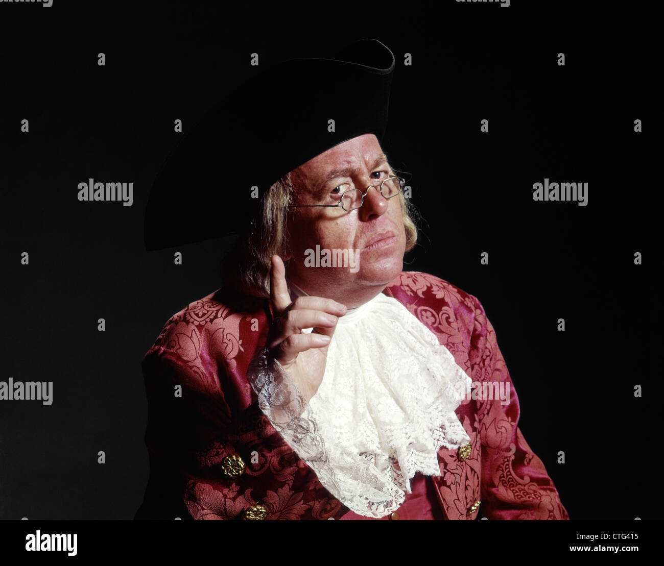 18th century man hat hi-res stock photography and images - Alamy
