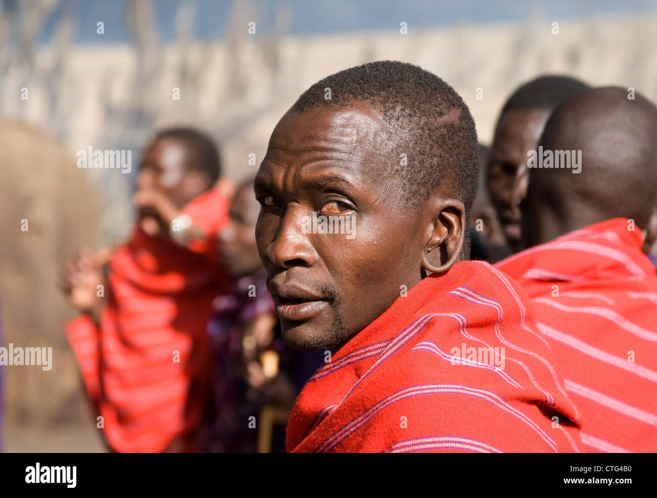 Maasai dancing ngorongoro hi-res stock photography and images - Alamy