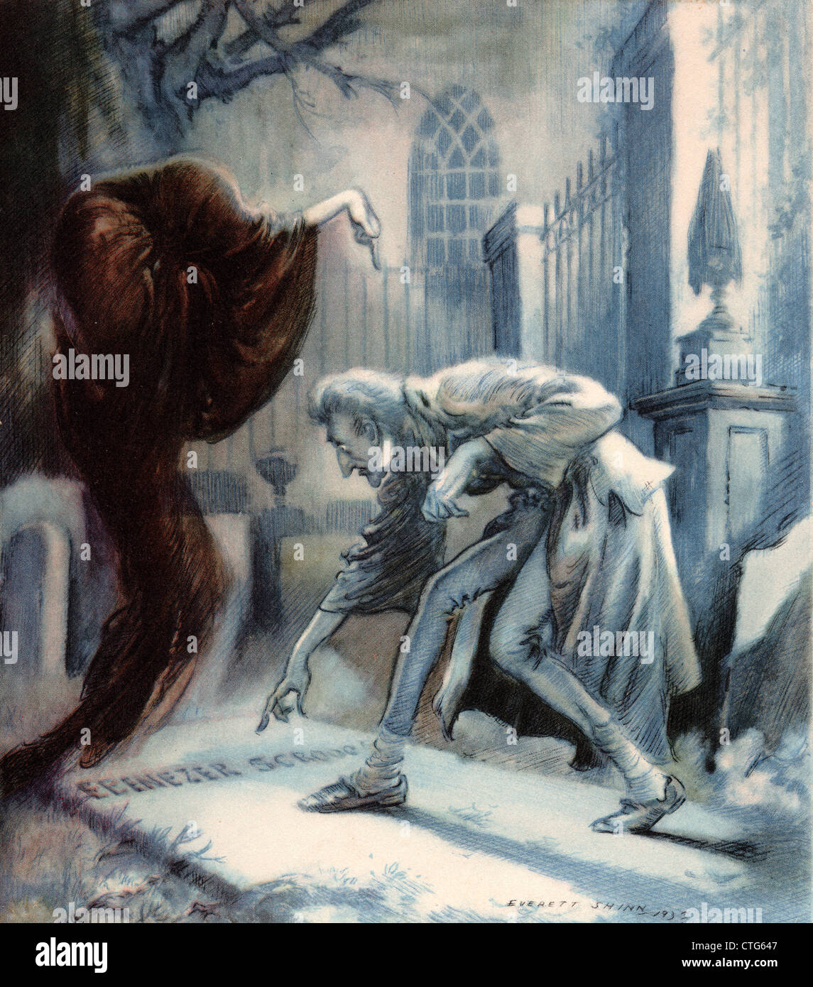 Scrooge ghost illustration High Resolution Stock Photography and Images ...