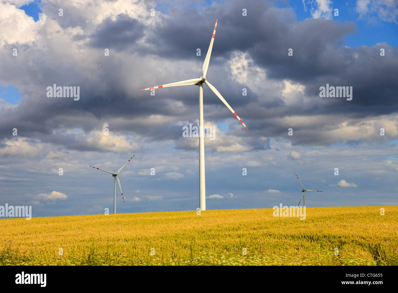 Wind energy installations hi-res stock photography and images - Alamy