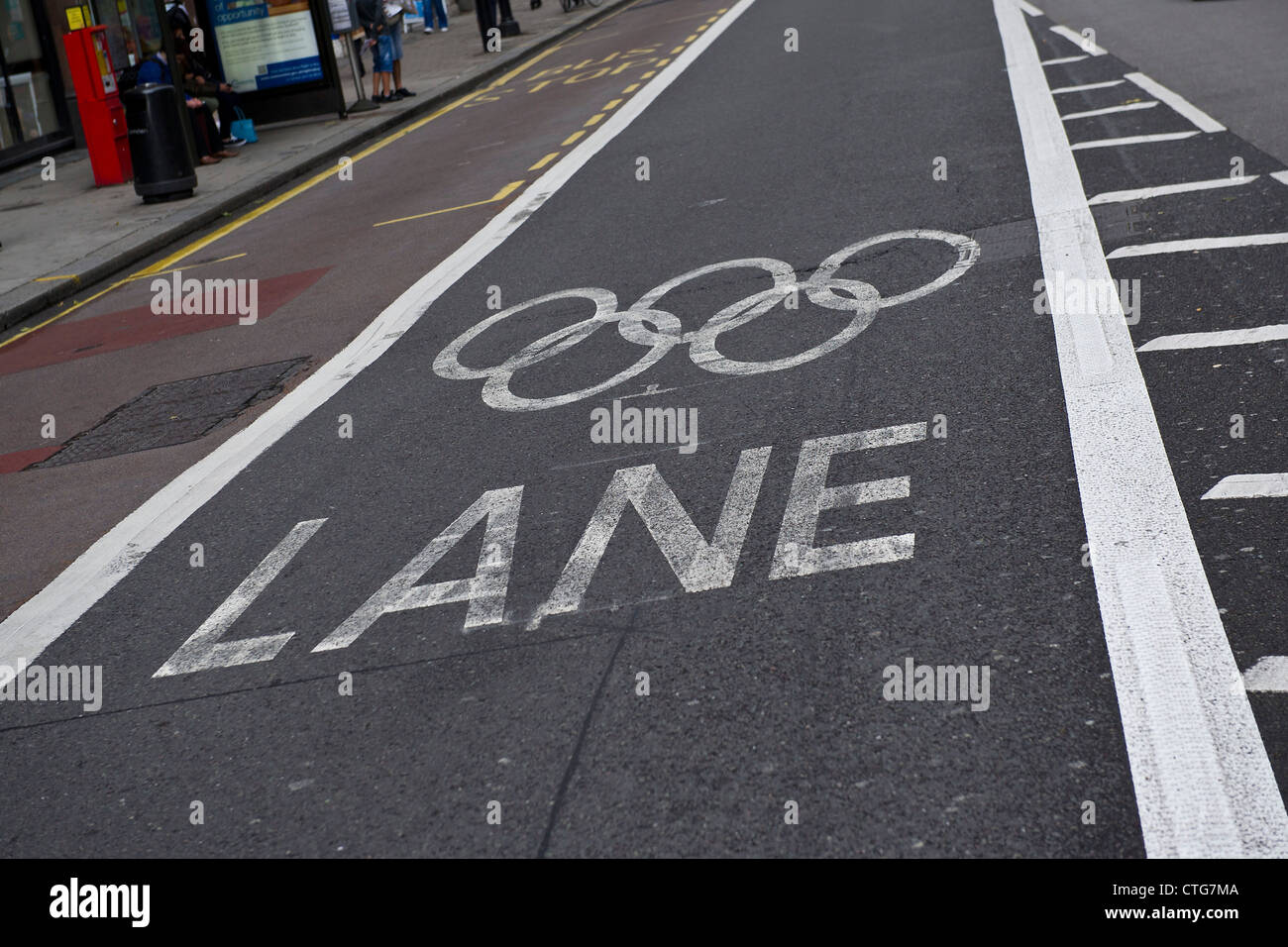 The Olympic lanes and traffic restrictions in London are currently open ...