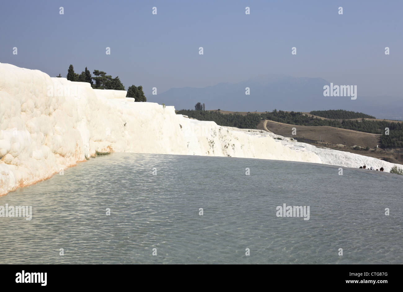 Hot springs at Pamukkale in Turkey Stock Photo - Alamy