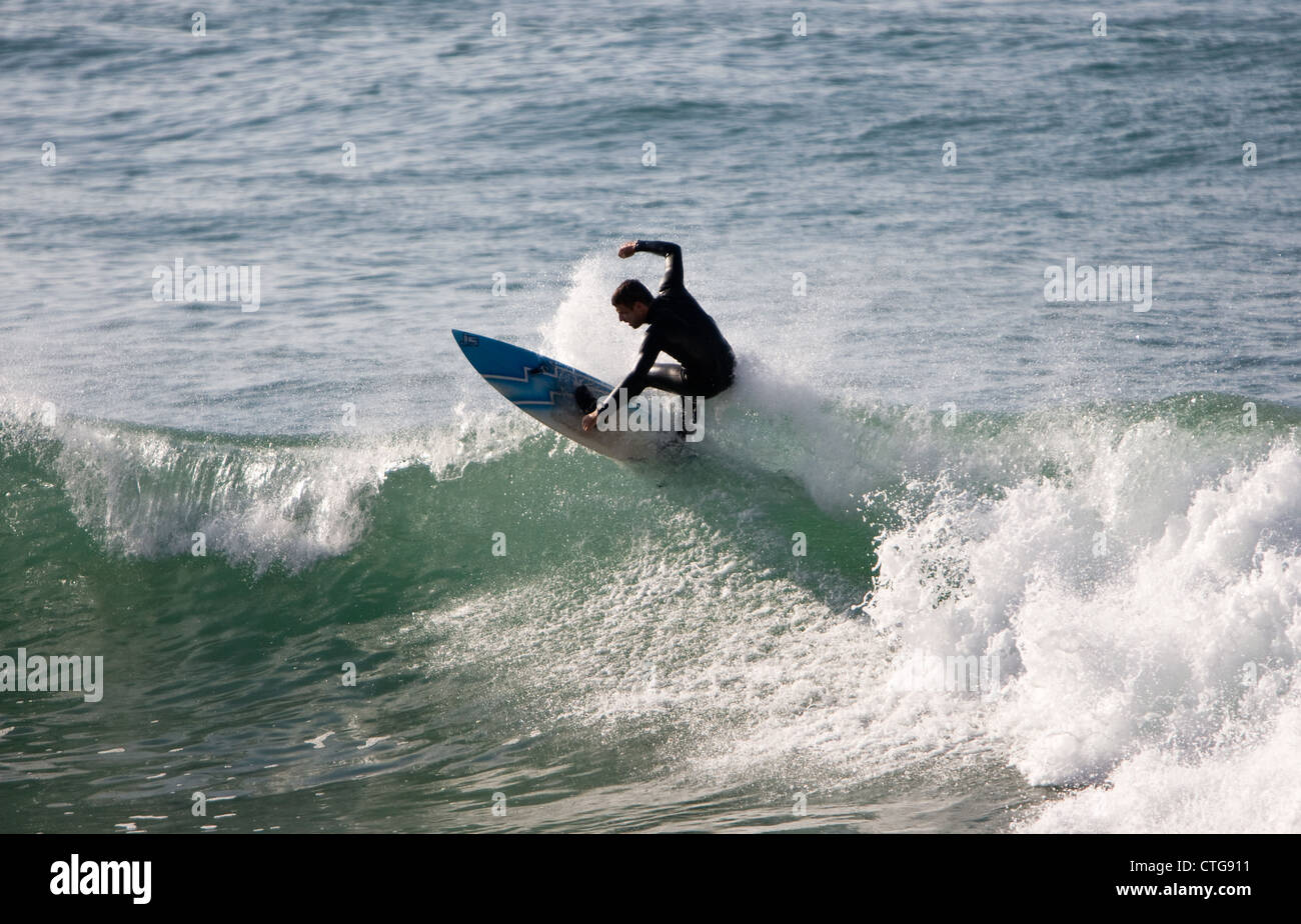 surfer, surfing in Morocco Stock Photo - Alamy