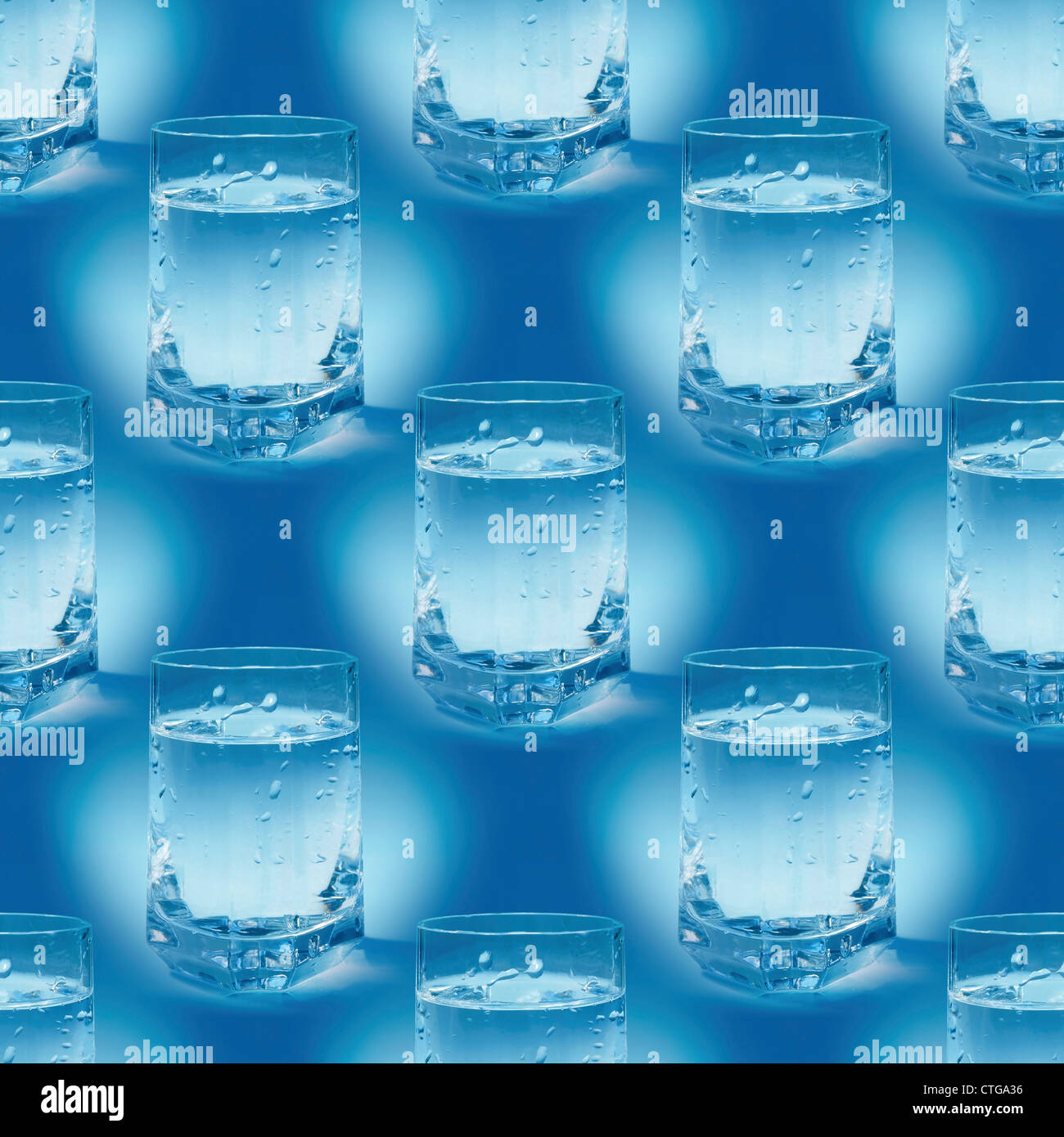 Seamless Water Glass Wallpaper Pattern Stock Photo - Alamy