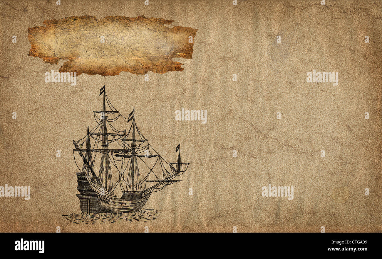 Pirate map hi-res stock photography and images - Alamy
