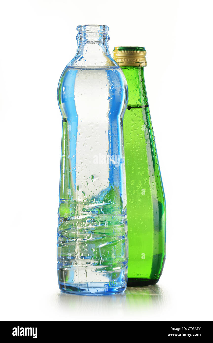 Two bottles mineral water hi-res stock photography and images - Alamy