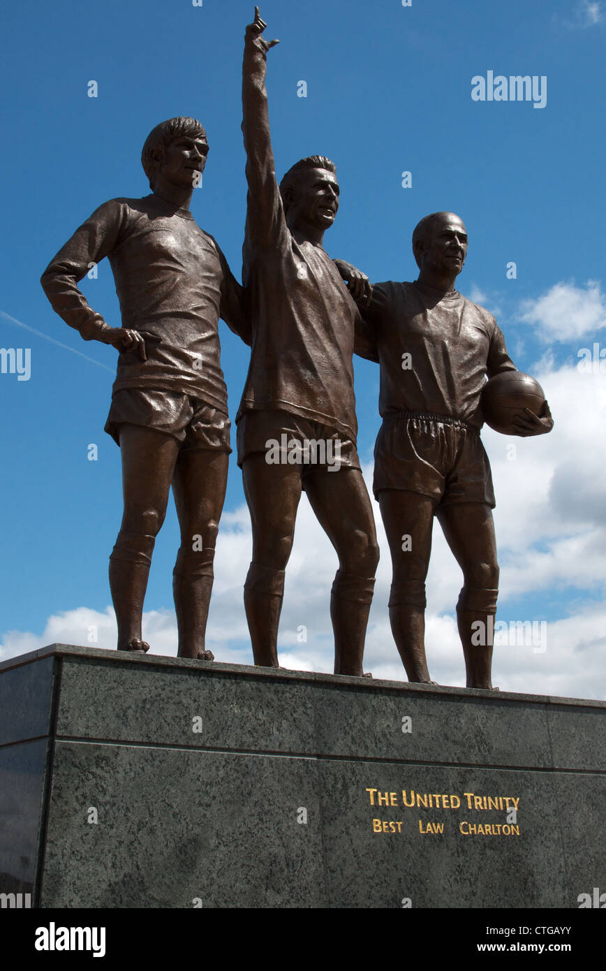 George best and denis law at old trafford High Resolution Stock ...