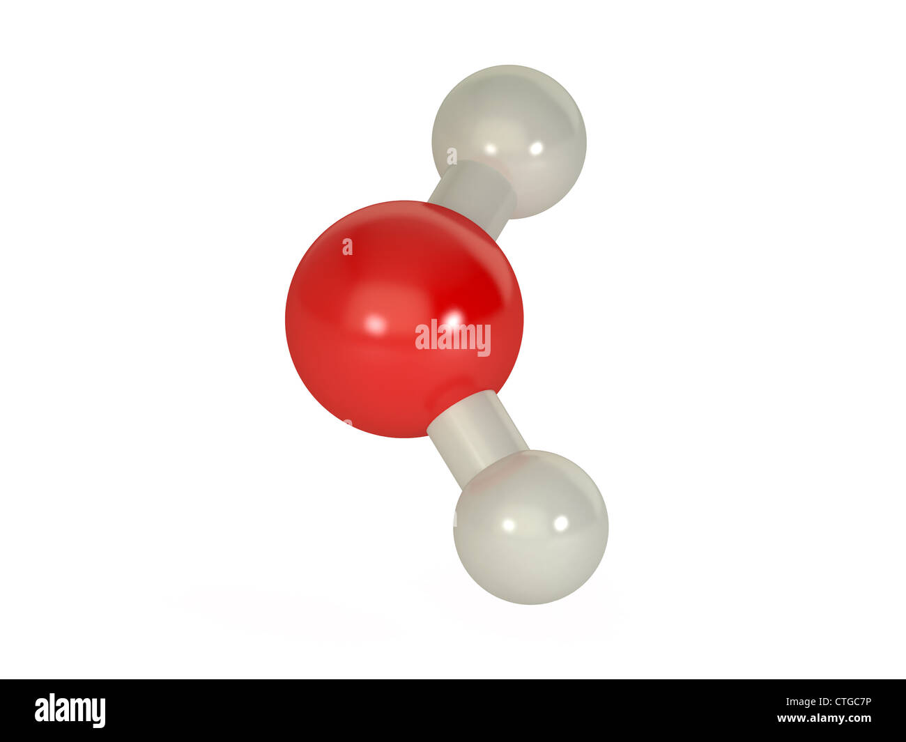 the isolated color molecule of water Stock Photo - Alamy