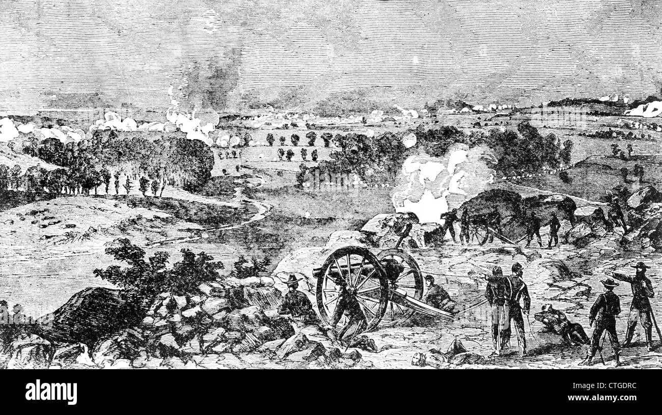 Battle Of Gettysburg July 1863 Stock Photos & Battle Of Gettysburg July ...