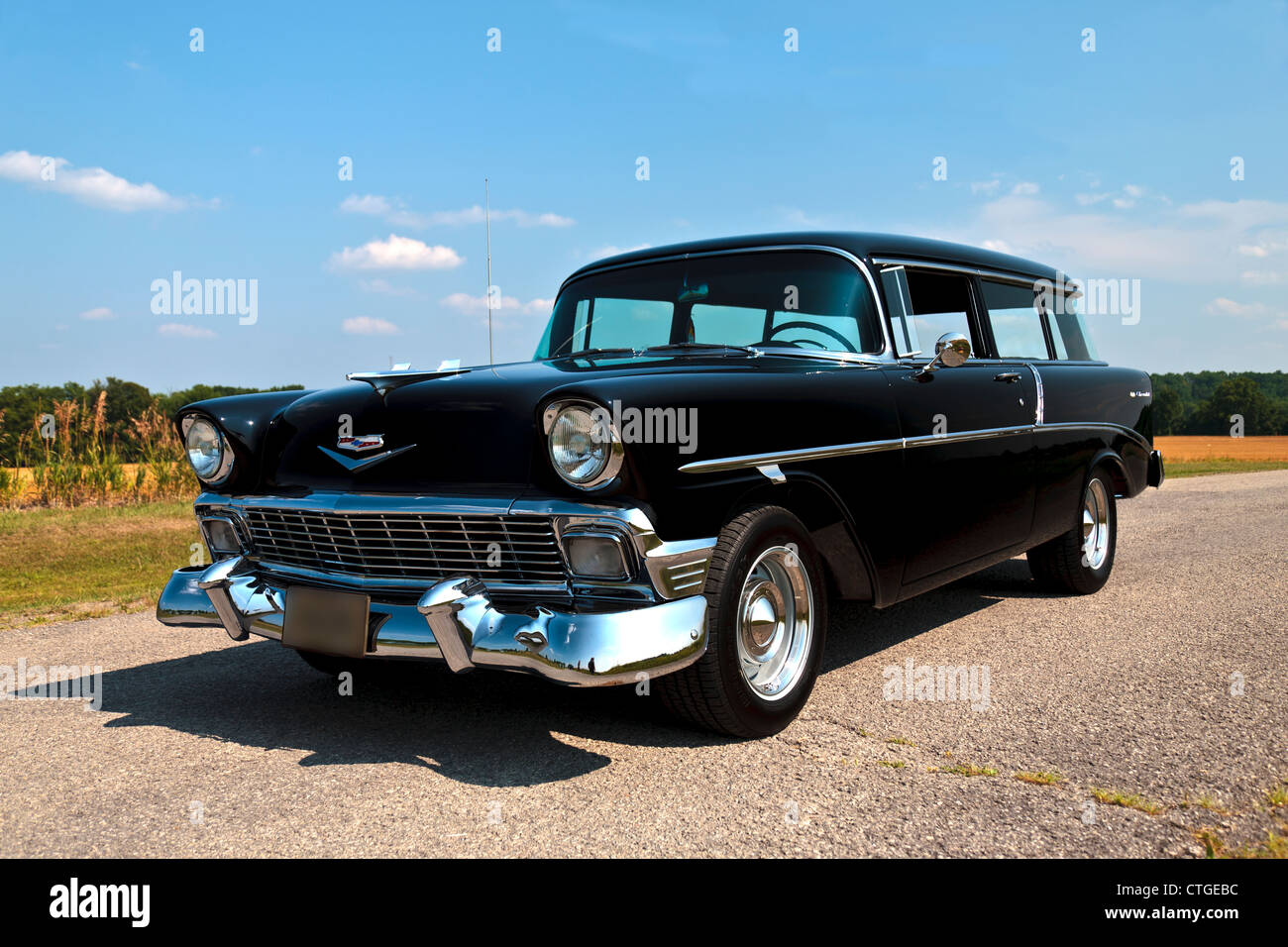 1956 Chevrolet Handyman Wagon 210 Stock Photo - Alamy