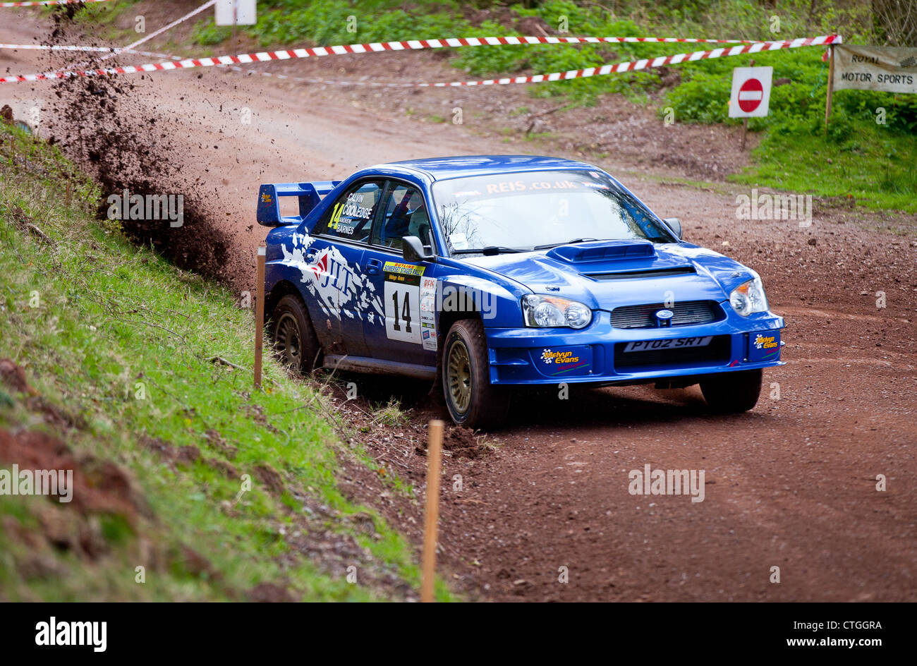 Rally cars at Somerset Stages 2012 Stock Photo - Alamy
