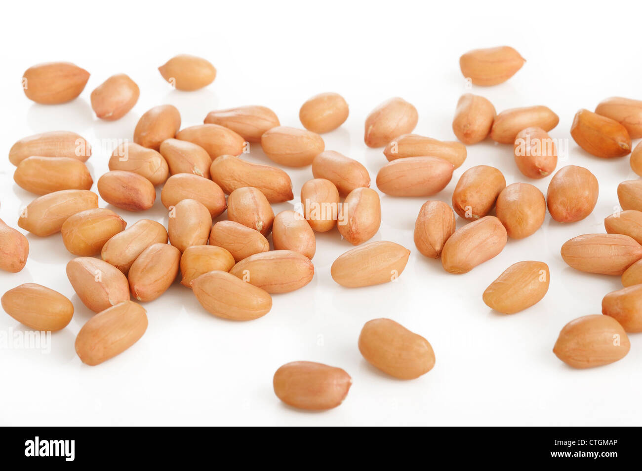 Peanut isolated on white background Stock Photo - Alamy