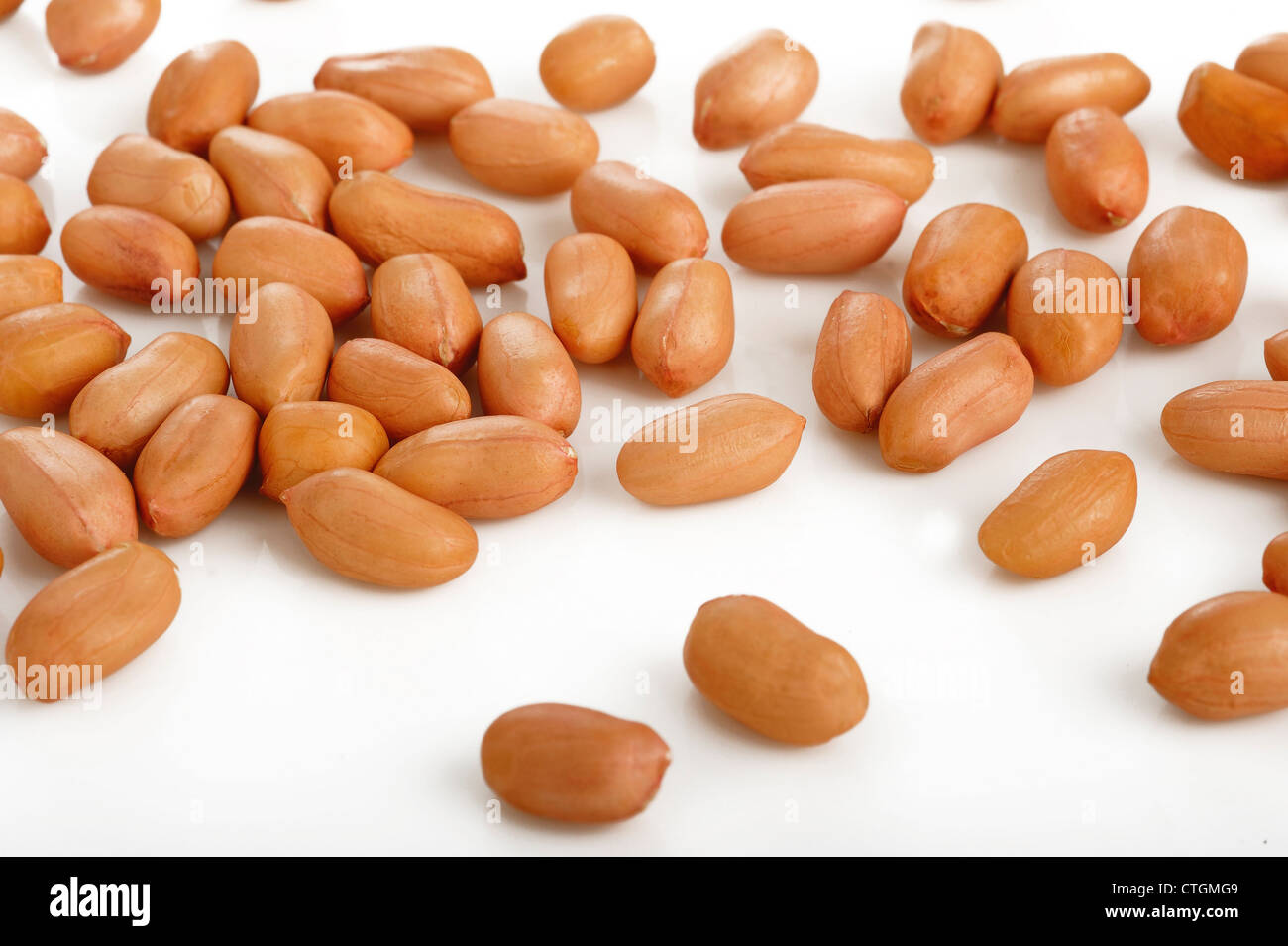 Peanut isolated on white background Stock Photo - Alamy