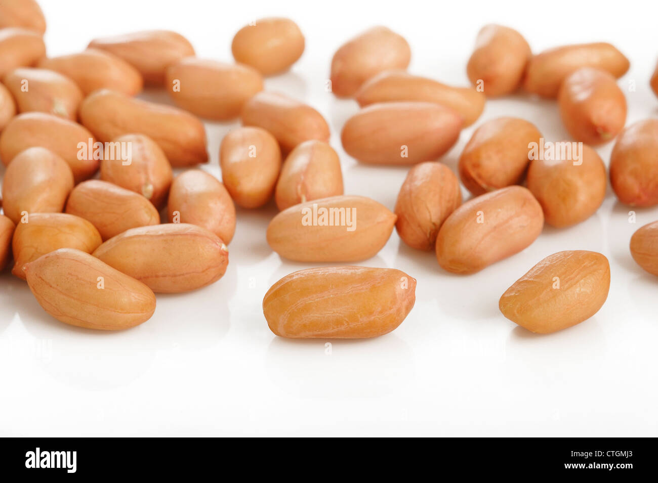 Peanut isolated on white background Stock Photo - Alamy