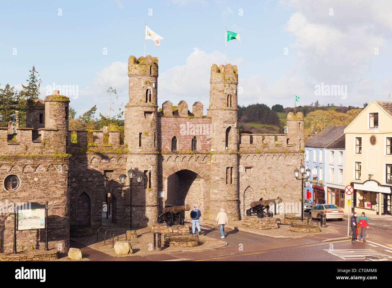 Macroom, West Cork, Ireland. The Castle Stock Photo - Alamy