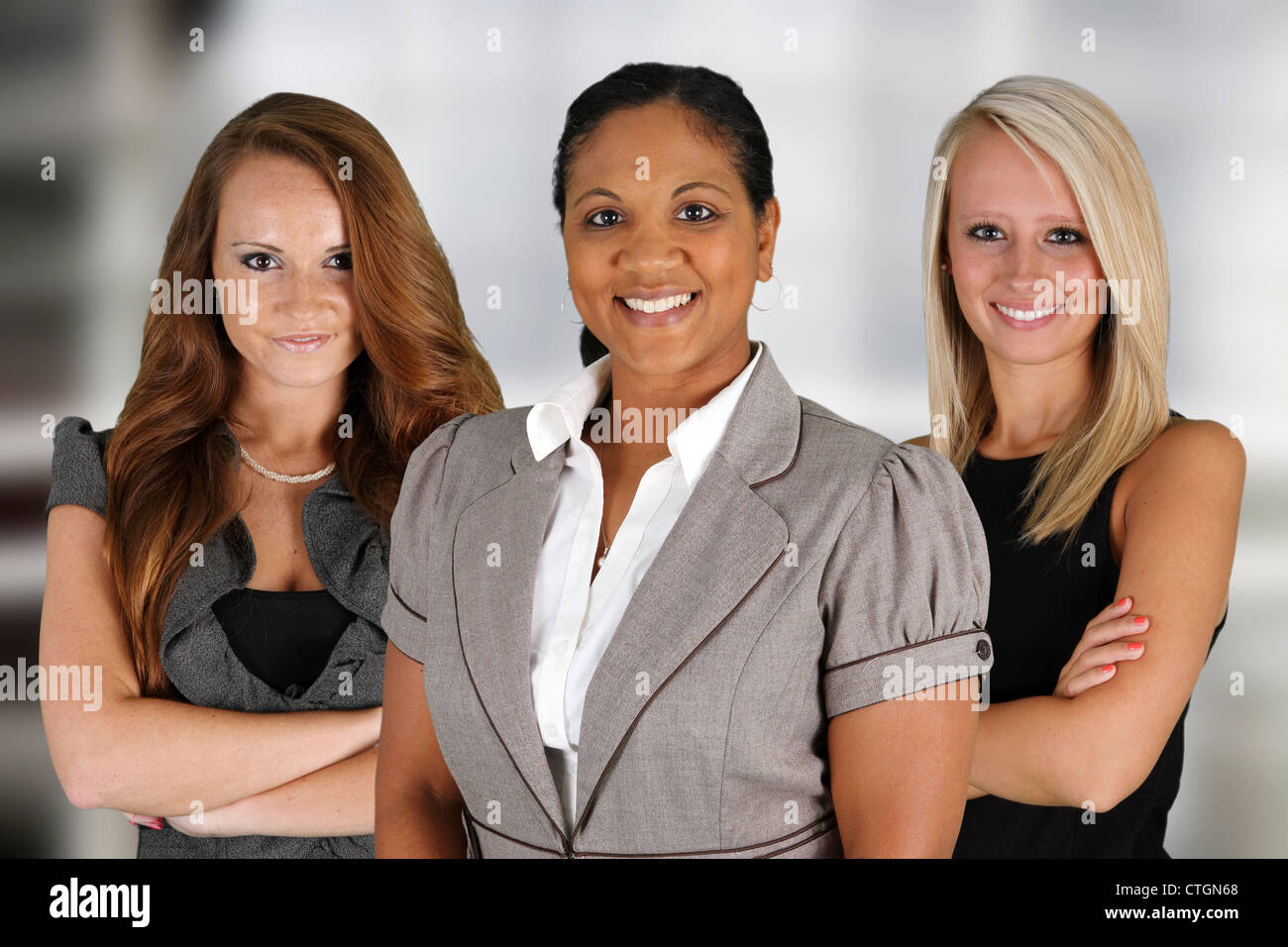Business Team of Mixed Races at Office Stock Photo - Alamy