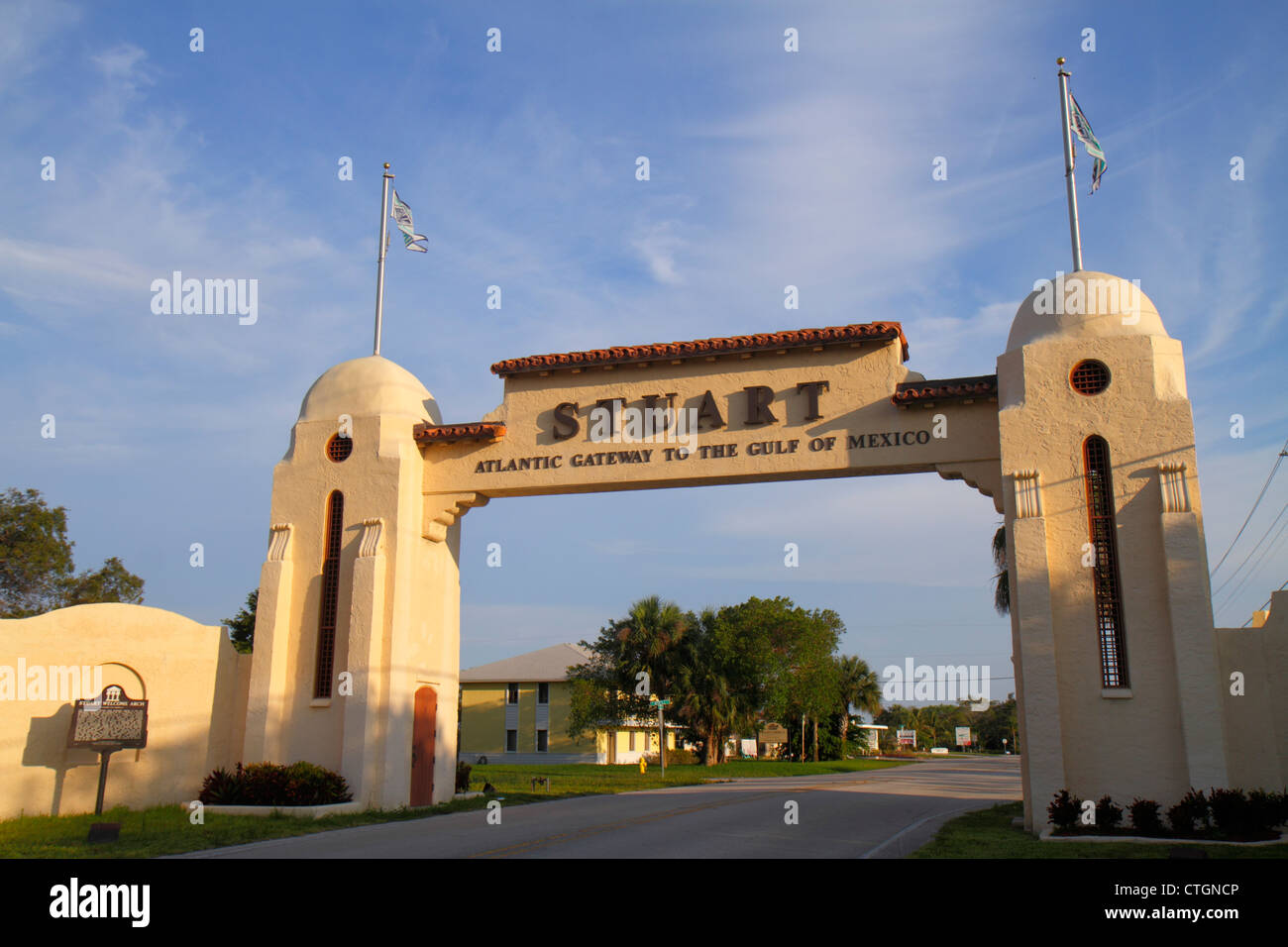 Florida Martin County,Jensen Beach,State Road 707,Stuart 1926 Welcome ...