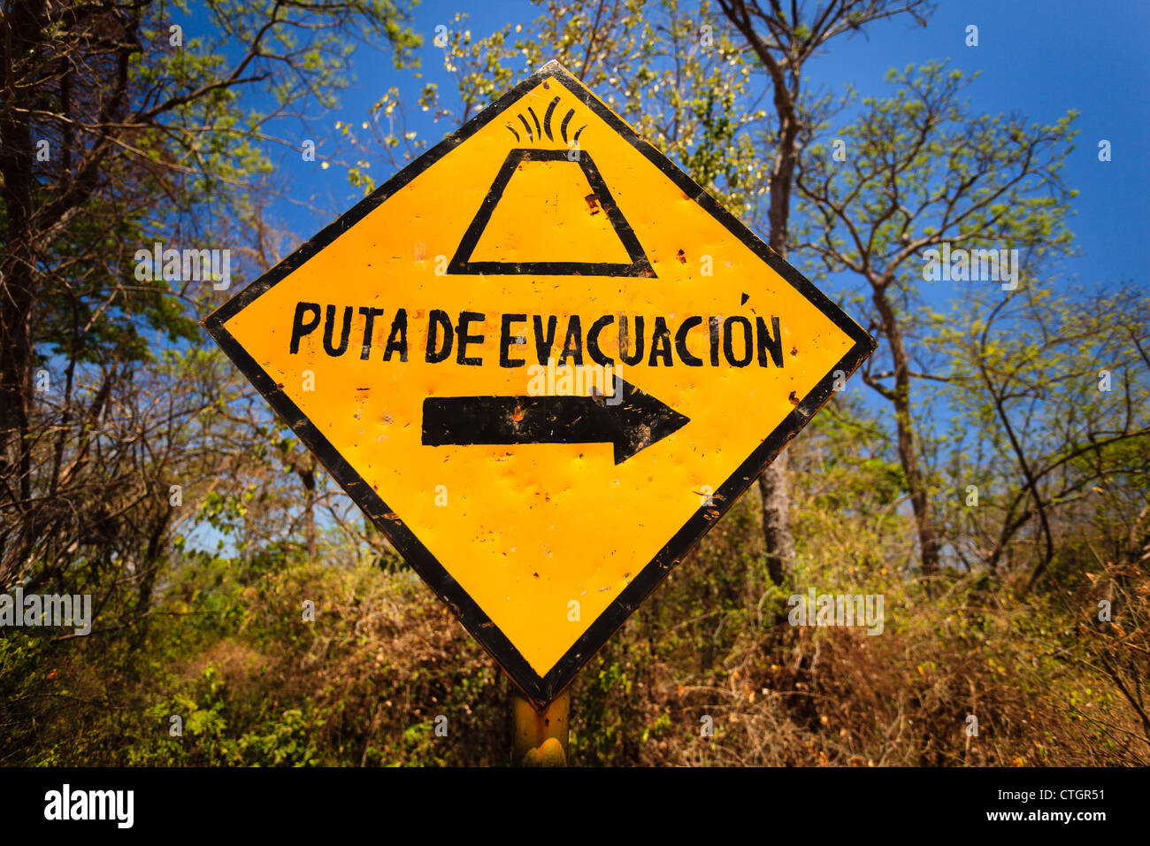 Volcano evacuation route hi-res stock photography and images - Alamy