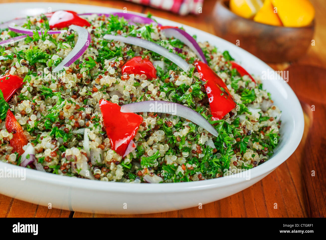Quinoa and Amaranth salad Stock Photo - Alamy