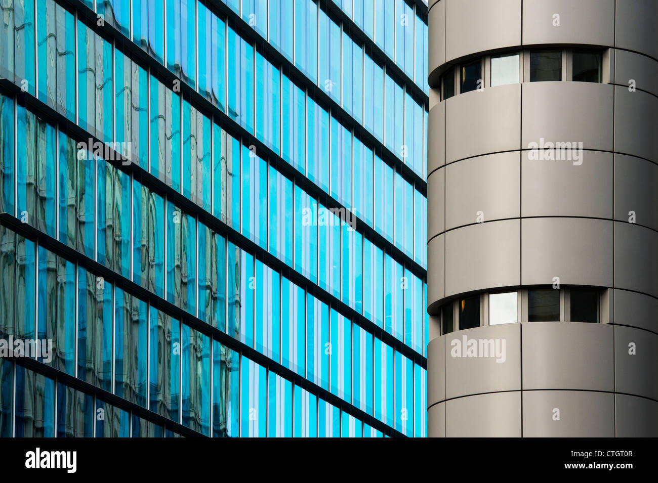 Sheldon square office building abstract. London, England Stock Photo ...