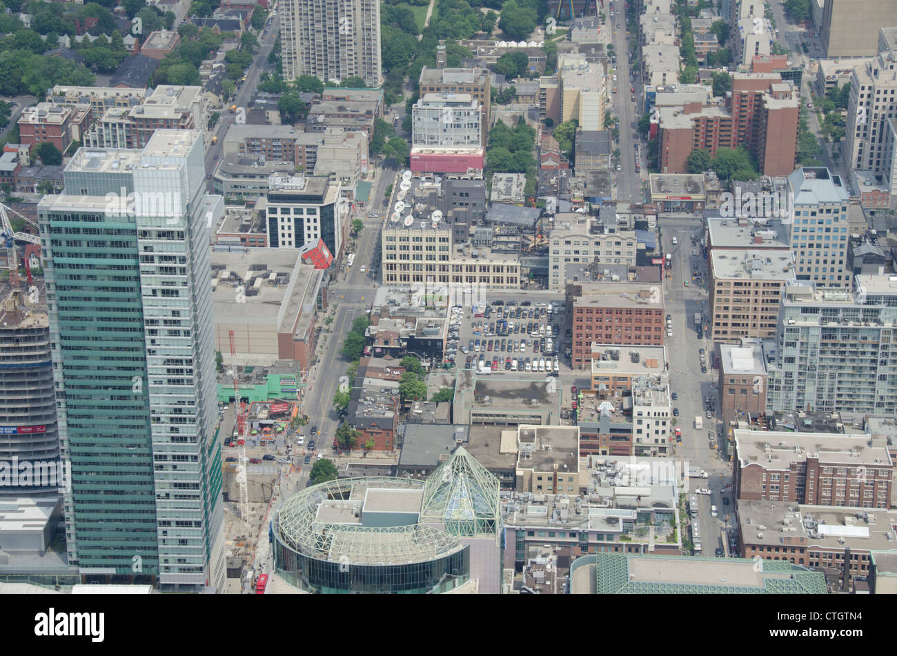 Aerial view of downtown toronto hi-res stock photography and images - Alamy