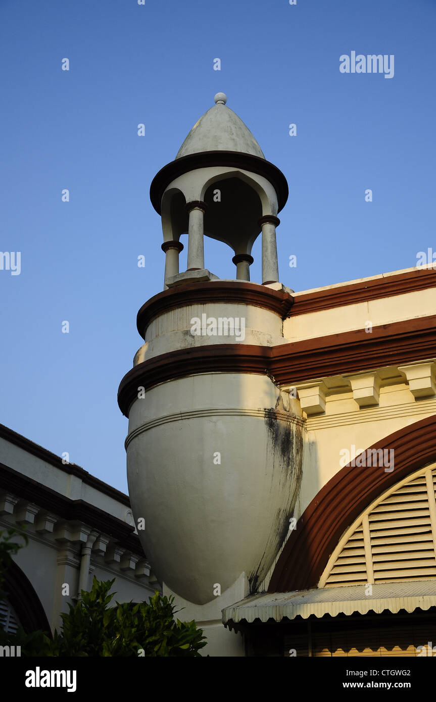 Corner Minaret at Muhammadi Mosque. Build at every corner of main ...