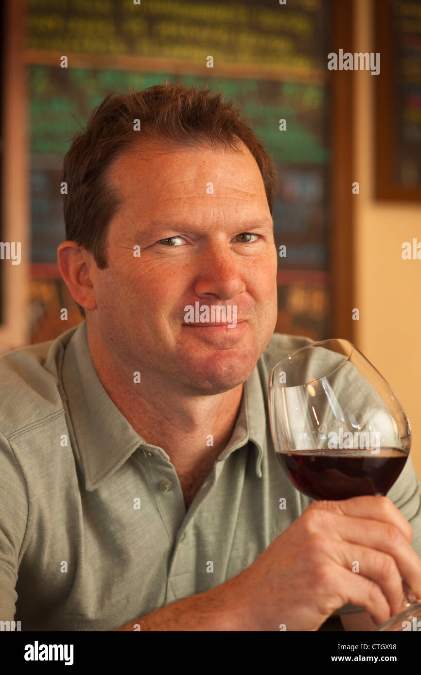 vintner Nick Morello, Corks and Crowns Tasting Room, Funk Zone, Santa ...