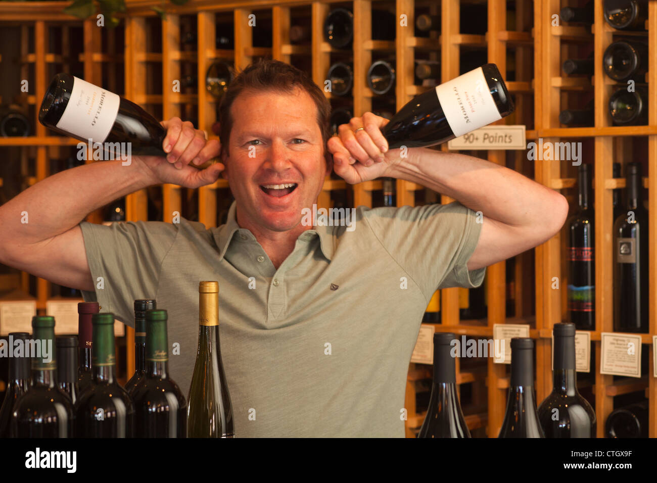 vintner Nick Morello, Corks and Crowns Tasting Room, Funk Zone, Santa ...