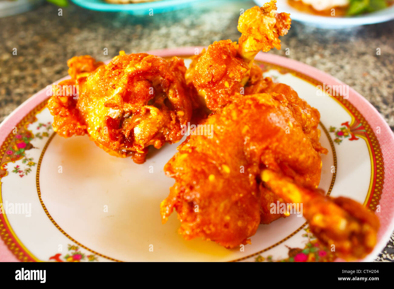 Fired chicken hi-res stock photography and images - Alamy