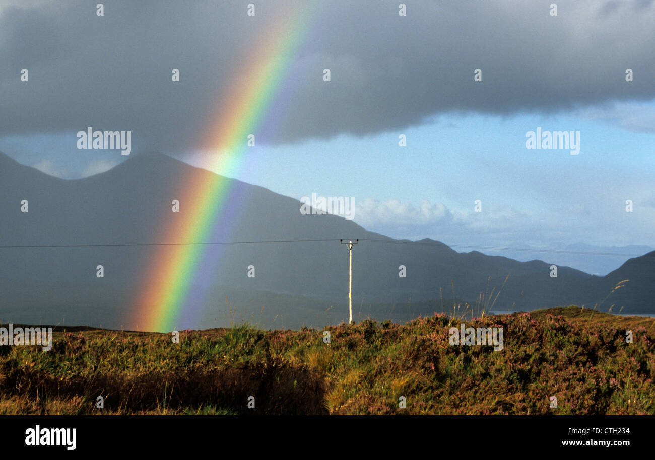 Rainbow, Isle of Skye, Scotland, UK Stock Photo - Alamy