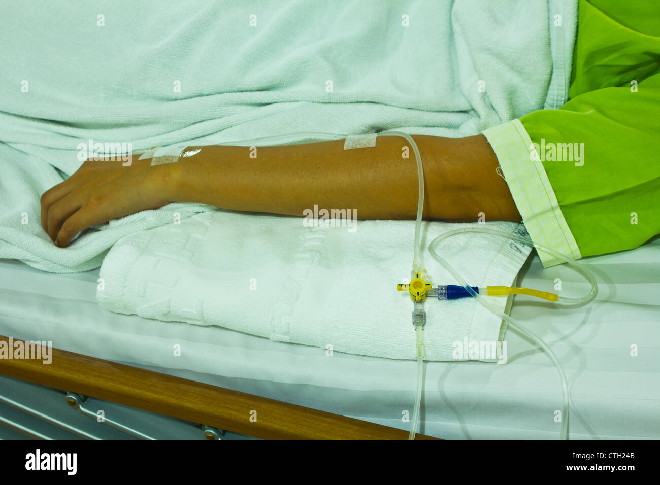 Stock Photo - Treatment of saline Stock Photo - Alamy