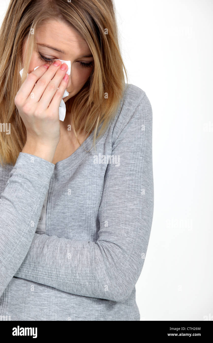 Whining woman hi-res stock photography and images - Alamy