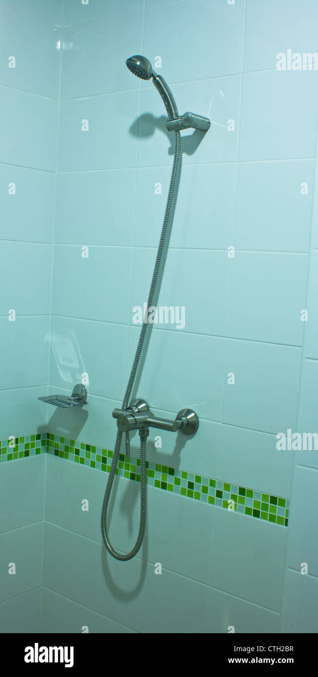 Stock Photo - Modern shower over white background Stock Photo - Alamy