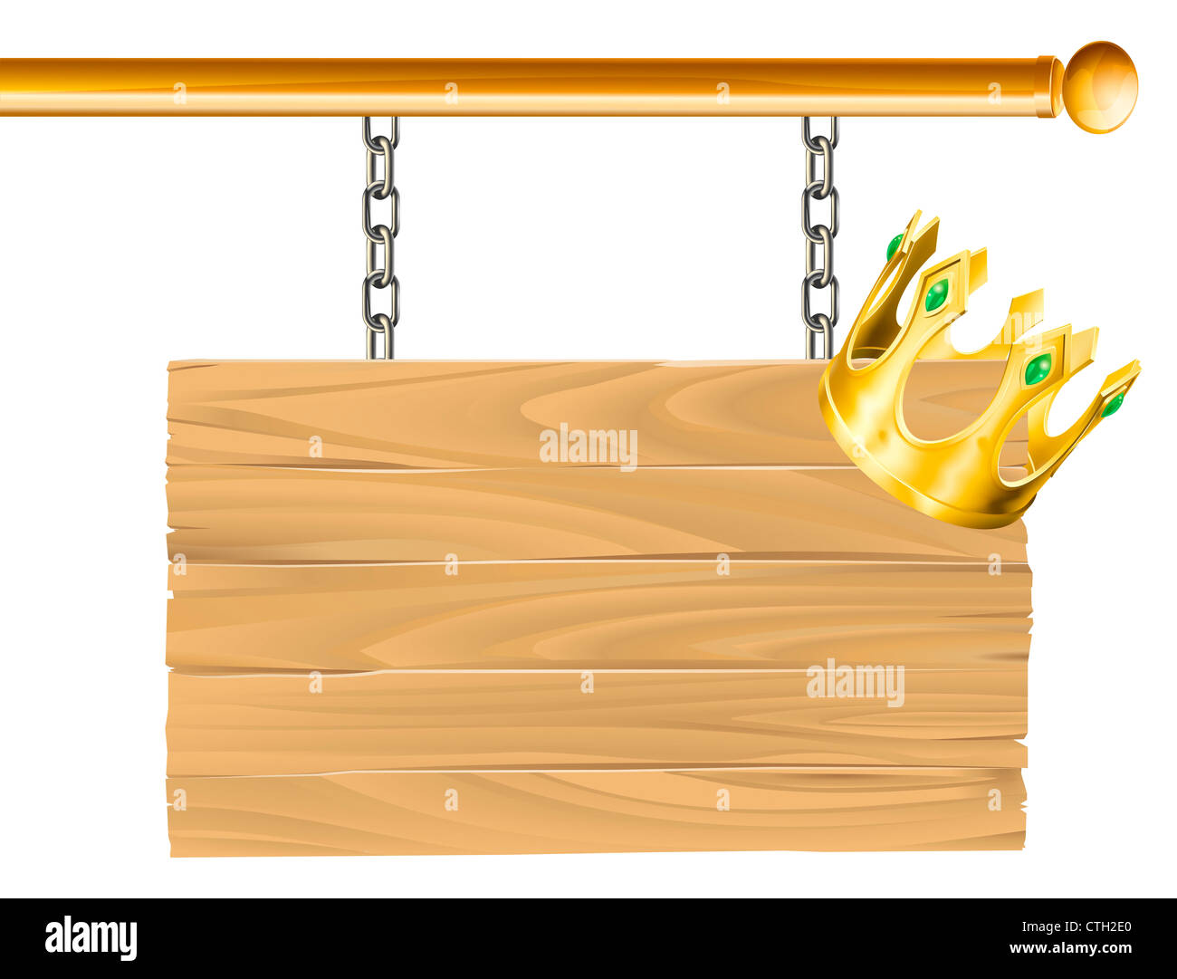 Crown on crown Cut Out Stock Images & Pictures - Alamy