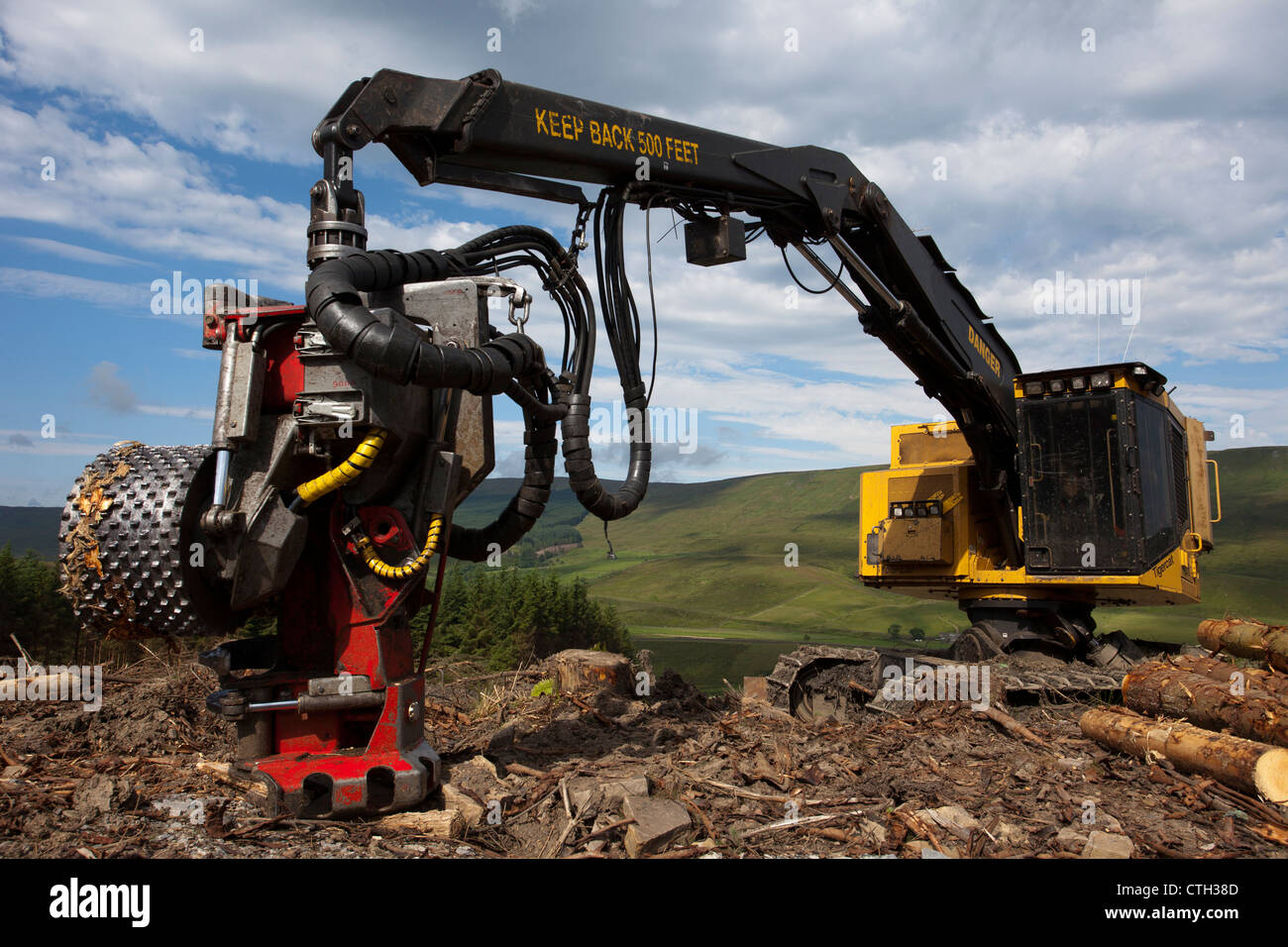 "High Houses" High Houses Forest in Snaizeholme off Widdale Timber ...