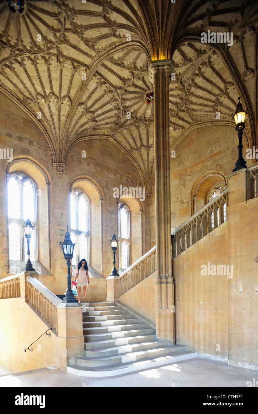 Christ church college staircase hi-res stock photography and images - Alamy