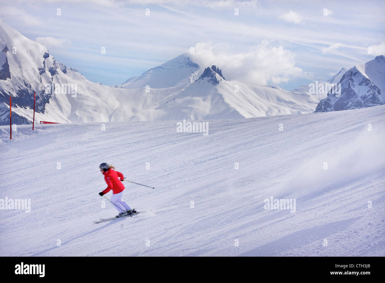 Red Pistes High Resolution Stock Photography and Images - Alamy
