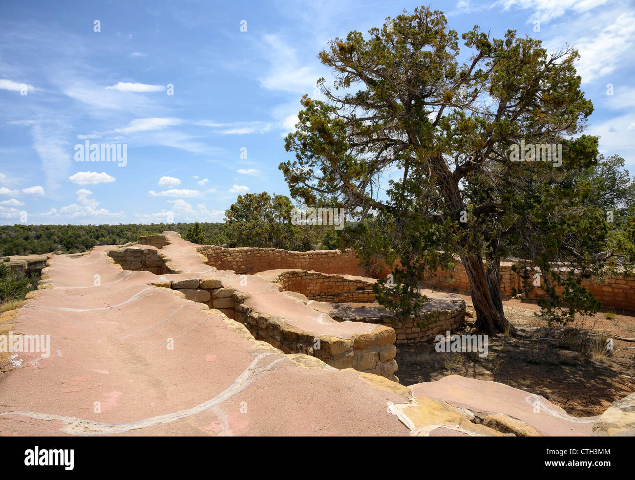 Sun Temple, Mesa Verde National Park, Colorado, USA Stock Photo - Alamy