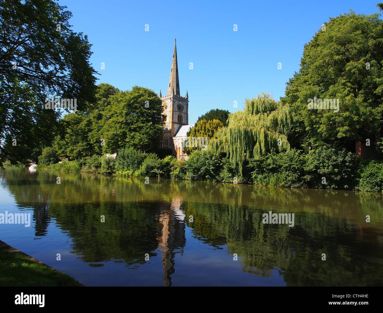 church and river Stock Photo - Alamy