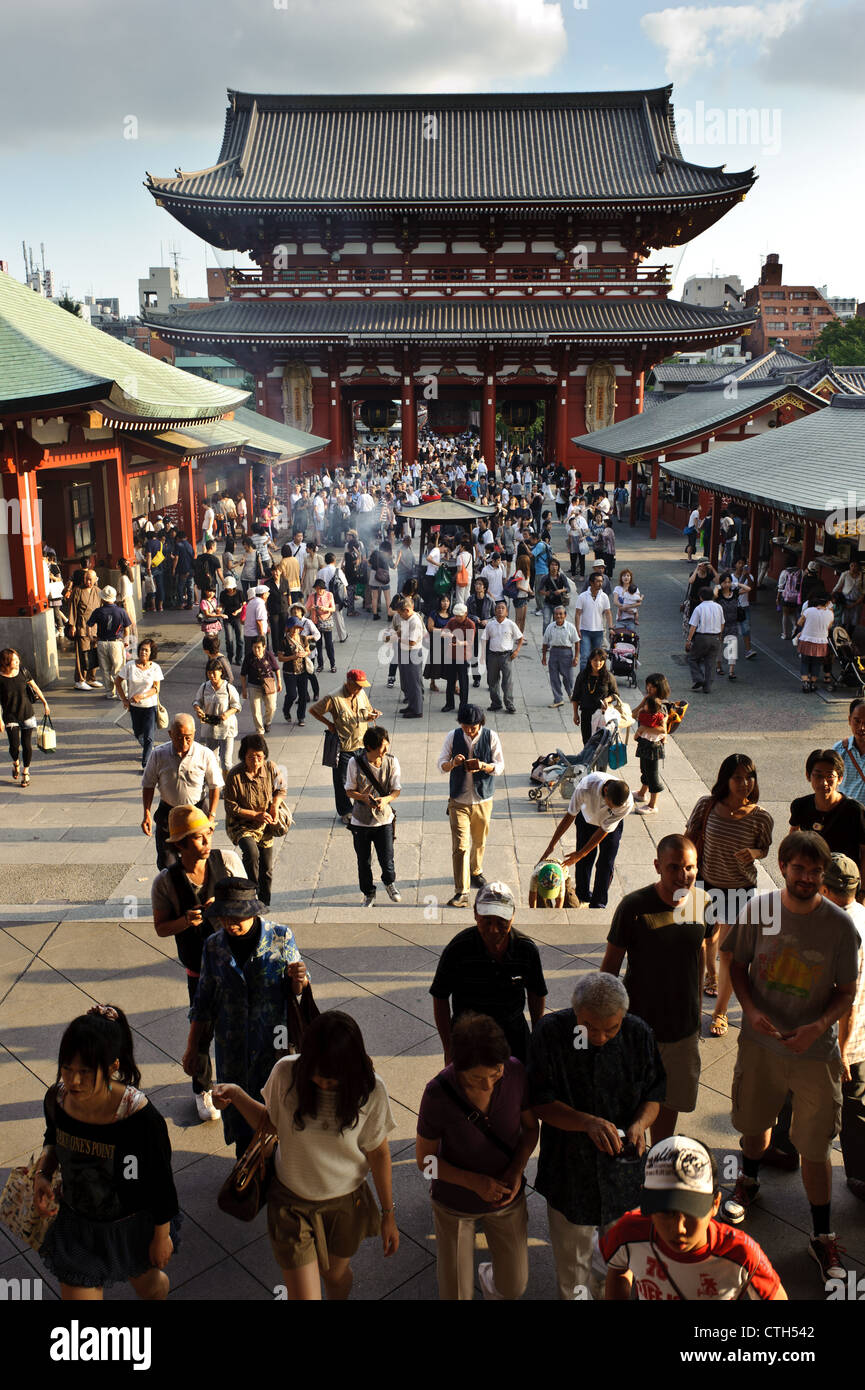Main hall of sensoji temple hi-res stock photography and images - Alamy