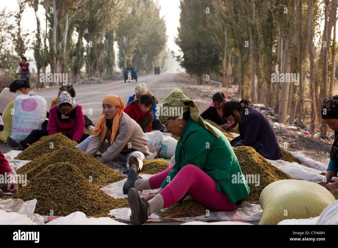 Uyghur Woman Turpan Xinjiang Stock Photos & Uyghur Woman Turpan ...