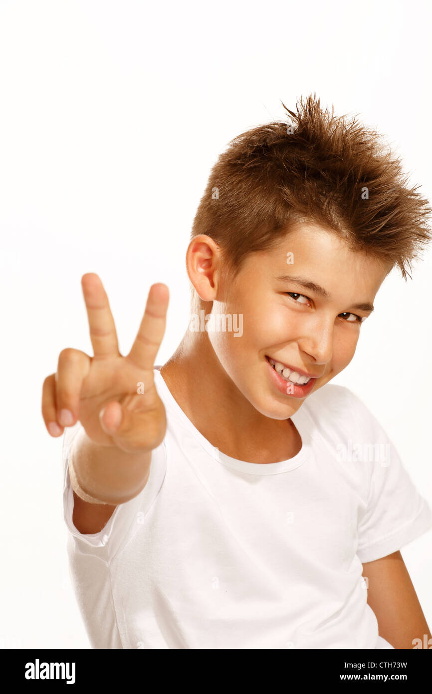 Victory sign hi-res stock photography and images - Alamy