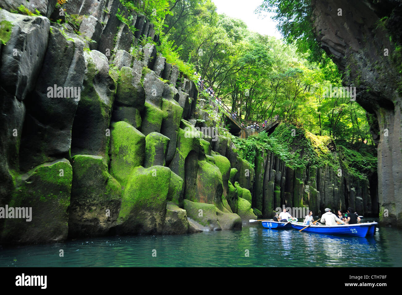 Takachiho Gorge, Takachiho, Miyazaki Prefecture, Kyushu, Japan Stock ...