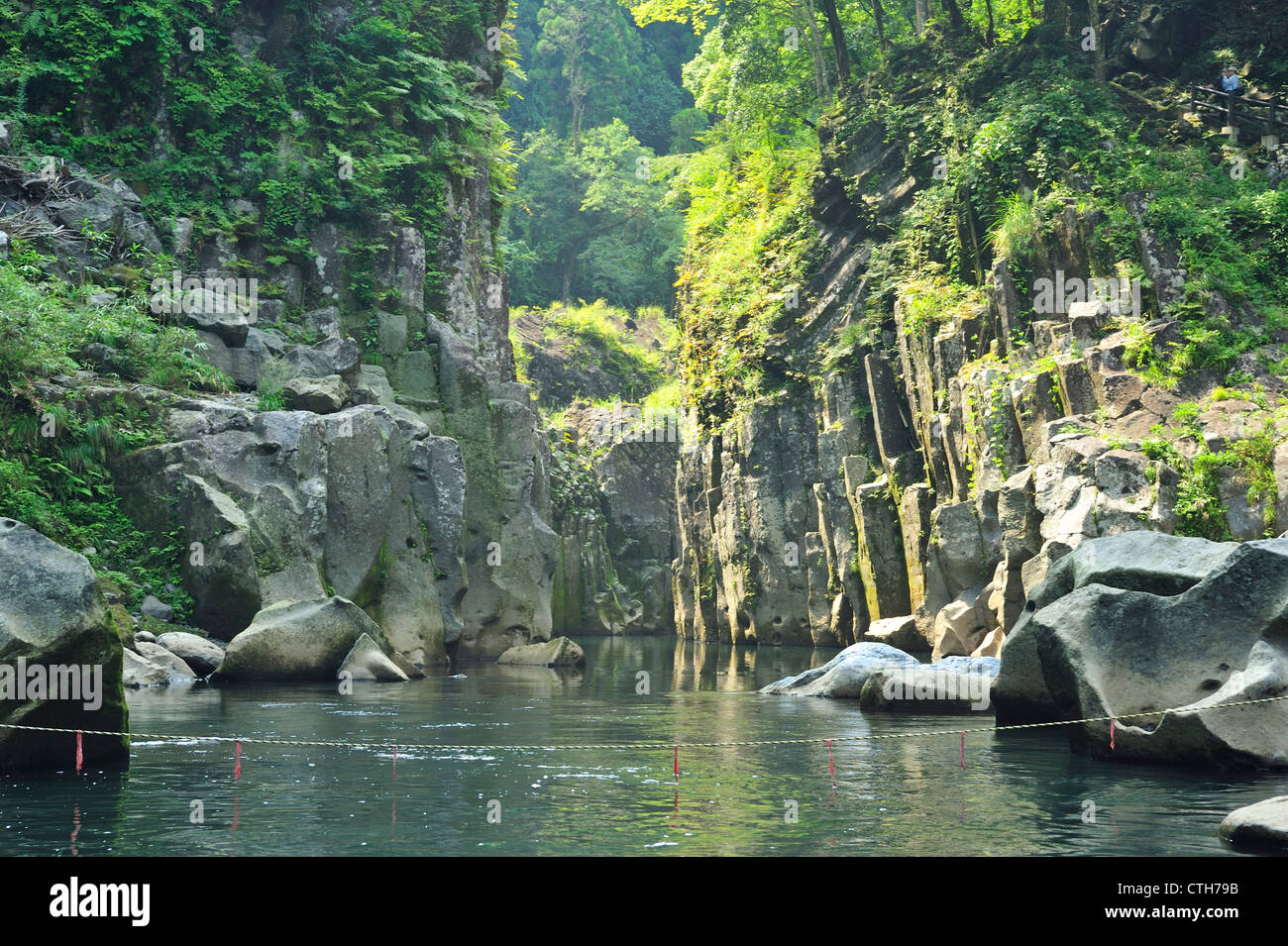 Takachiho Gorge, Takachiho, Miyazaki Prefecture, Kyushu, Japan Stock ...