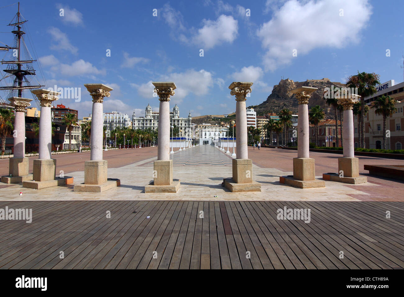 place in the marina of Alicante Spain Stock Photo - Alamy