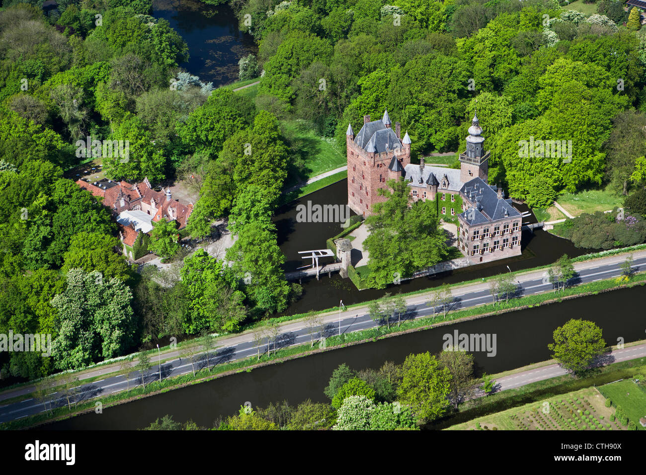 Netherlands, Breukelen, Castle Nyenrode (formerly called Nijenrode ...