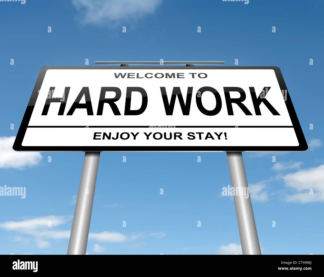 Hard work concept Stock Photo - Alamy